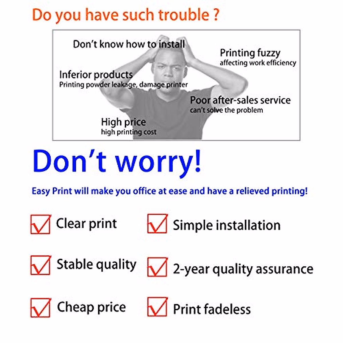 (6-Pack, 3 x Black + 3 x Tri Color) Compatible PGI 35 CLI 36 PGI35 CLI36 Ink Cartridge Used wtih Canon PIXMA iP100 iP110 Series Printer, by EasyPrint