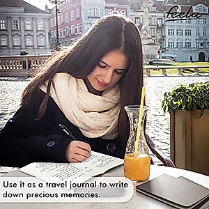 feela 16 Pack Soft Cover Journal Bulk, Lined Notebooks College Ruled for Work for Women Girl Writing, Blank Travel Journal Note Taking Notebook School Business Supplies, 8.2” x 5.5”, A5, Gray