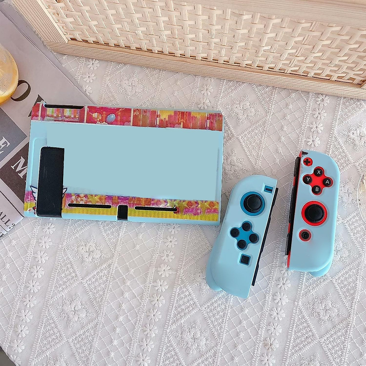Protective Case for Switch, Cartoons Anime Cute Soft TPU Case Cover for Handheld Video Game Controller for Nintendo Switch - (Hedgehog)
