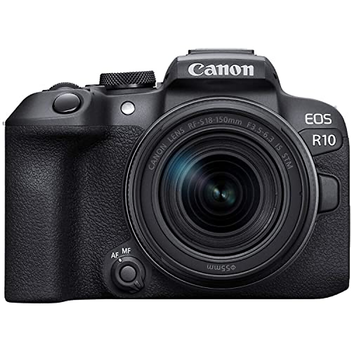 Camera Bundle for Canon EOS R10 Mirrorless Camera with RF-S 18-150mm f/3.5-6.3 is STM and RF 100-400mm f/5.6-8 is USM Lens + Microphone with Video Kit Accessories (128GB, Flash, and More)