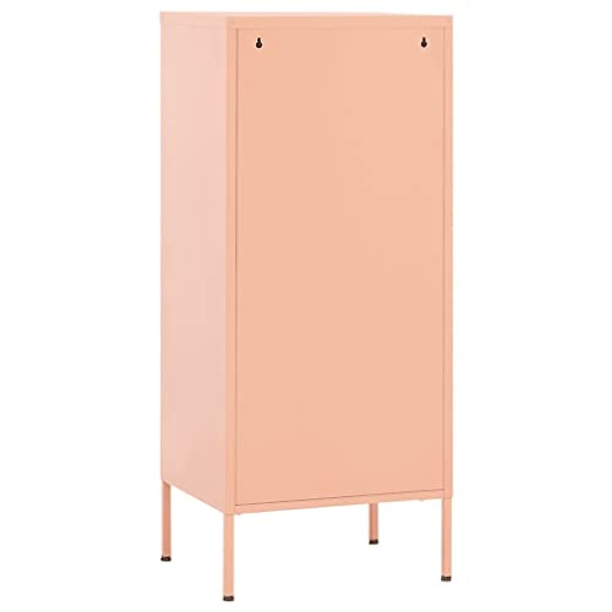 GOLINPEILO Metal 3-Drawer Storage Cabinet, Steel Drawer Storage Organizer, Metal Storage Dresser Cabinet, Office Storage File Cabinet for Home Office Organization, 16.7"x13.8"x40" Pink