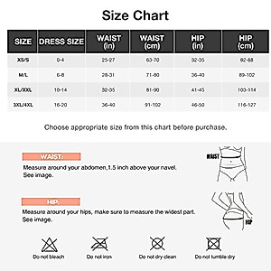 Lover-Beauty Shapewear for Women High Waist Double Tummy Control Panty Tummy Control Shapewear Invisible Waist Trainer Body Shaper Black XL/XXL