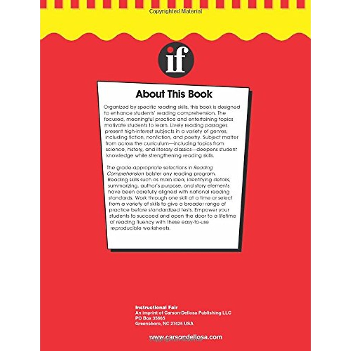 Carson Dellosa | Reading Comprehension Workbook | 5th–6th Grade, 128pgs (The 100+ Series™)