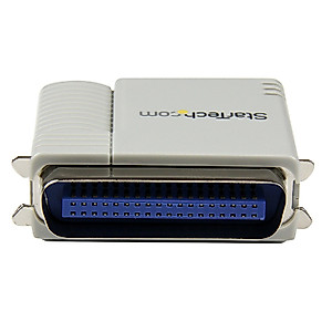 StarTech.com 1 Port 10/100 Mbps Ethernet Parallel Network Print Server - Print server - parallel