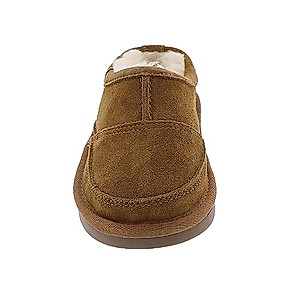 Koolaburra by UGG Kids' Braidee Slipper, Chestnut, 4