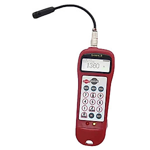 QIUSUO Precise Sonic Belt Tension Meter Sonic Belt Tensiometer Sonic Tension Meter Sonic Belt Meter for Most Belt Types with Frequency Range 10Hz-5000Hz Tension Range 0.01-99900N LCD Backlit Display