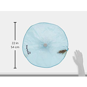 SmartyKat Hot Pursuit Electronic Concealed Motion Cat Toy, Battery Powered - Blue, One Size