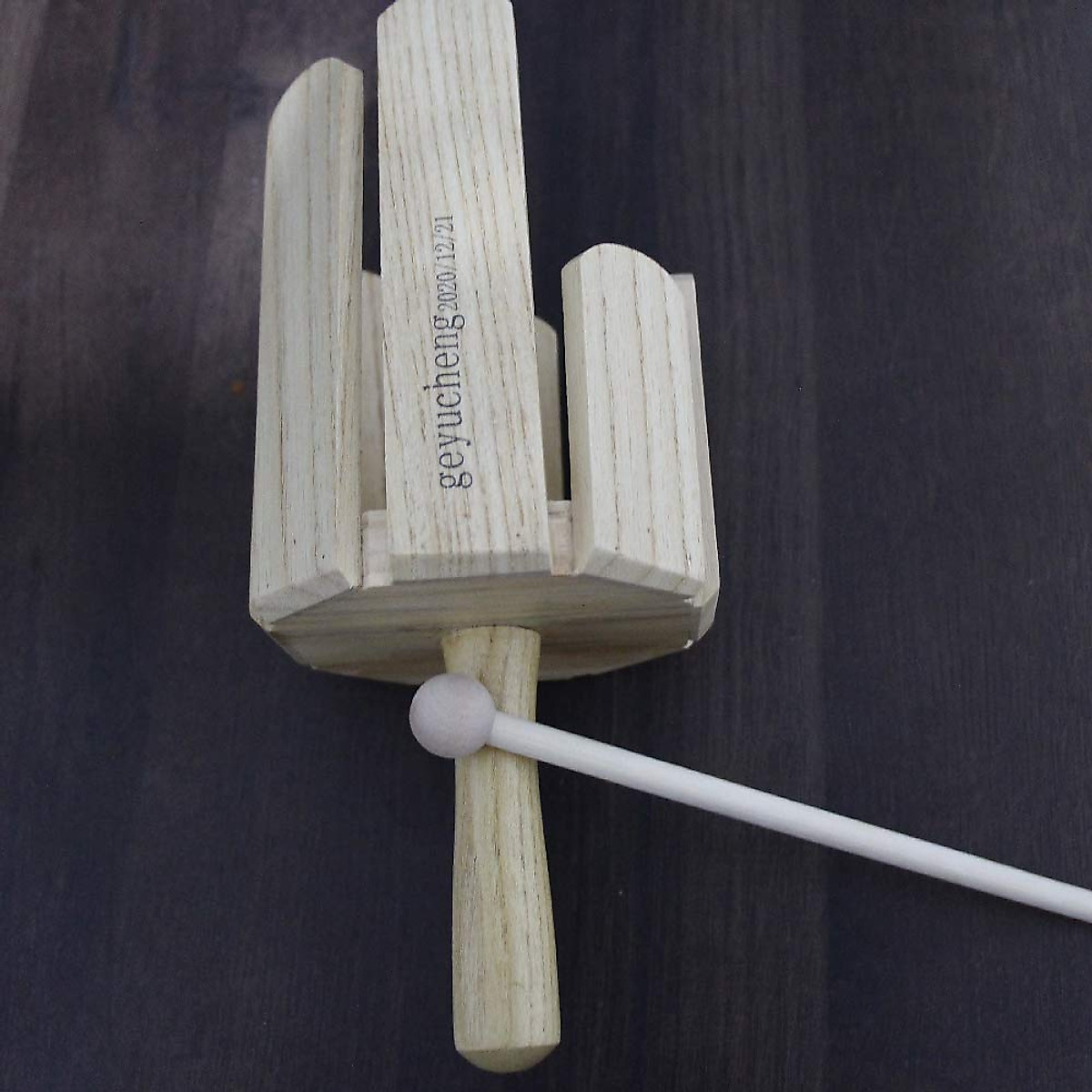 Wooden Percussion Instrument with Mallet Orff Multi Sound Educational Early Learning Musical Instrument