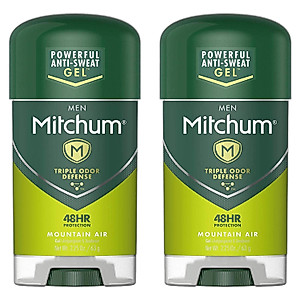 Mitchum Gel Mountain Size 2.25z Mitchum Mountain Air Clear Gel Anti-Perspirant & Deodorant (2-pack)