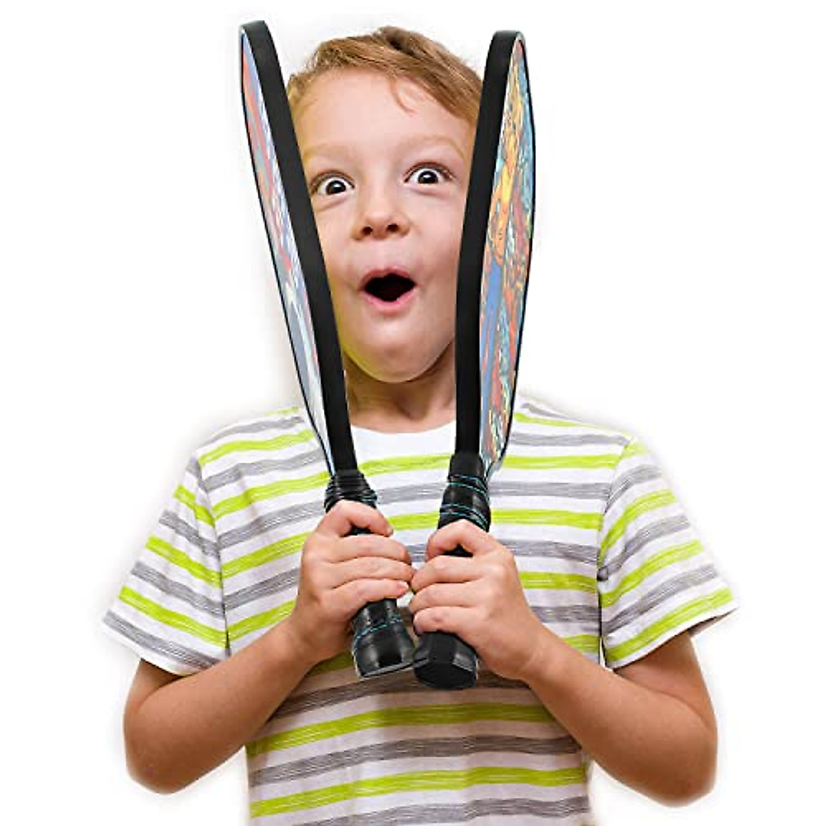 Pickleball Paddles Set, USAPA Pickleball Paddle, Fiberglass Surface Polypropylene Honeycomb Core Ergonomic Cushion Grip, Lightweight Pickleball Portable Carry Bag