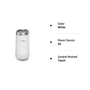 TREDY HEPA Filter Air Purifier for Home Large Room, H13 True HEPA Filter for Smoke, Dust, Hair, Pet Dander, Pollen, Ozone Free, Quiet, TD-1300