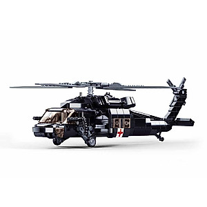 Sluban Modelbricks-Uh-60 Black Hawk 692Pcs 8+