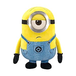 MINISO 9'' Minions Stuffed Animals Plush Toy (Stewart), Kawaii Soft Cute Sleeping Plushies Bedding Pillow for Kids Toddler Toys Boys Girls