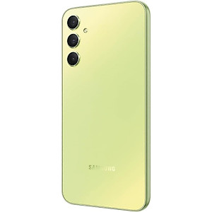 SAMSUNG Galaxy A34 5G + 4G LTE (128GB + 6GB) Unlocked Latin America 1 Year Warranty (T-Mobile/Mint/Tello USA Market) 6.6" 120Hz 48MP Triple + (25W Wall Dual Charger) (Awesome Lime (SM-A346M))