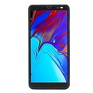 Hilitand M12 Ultra Unlocked Smartphone, 5.45 Inch Full HD Curved Screen 854x480 Dual SIM Cell Phone for Android 4.4.2, RAM 512MB ROM 4GB, 2MP, 1500mAh, 128GB of Expandable Storage Mobile Phone(Gray)