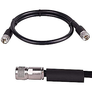 PL259 Coax Connectors, 5-Pack PL-259 UHF Male Clamp Connector PL259 UHF Plug Male RF Coax Connector for LMR400/RG8/RG8U/KMR400/Belden 9913/7D-FB Cable