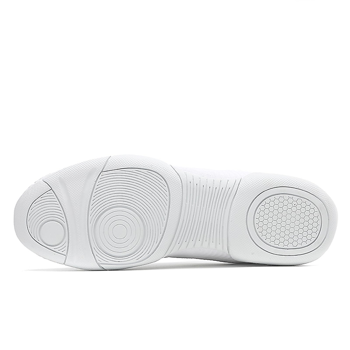 Eliogn Womens Cheer Dance Shoes Girls Cheerleading Dance Shoes Athletic Training Dance Breathable Cheer Competition Sneakers Cheerleading Fashion Sports Shoes Girls Tennis Walking Sneakers White 40