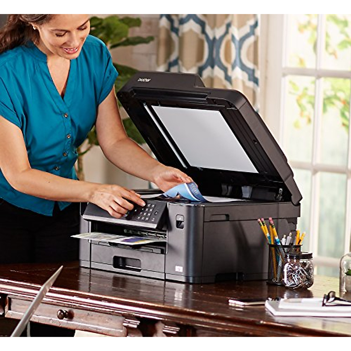 Brother MFC-J5330DW All-in-One Color Inkjet Printer, Wireless Connectivity, Automatic Duplex Printing, Amazon Dash Replenishment Ready