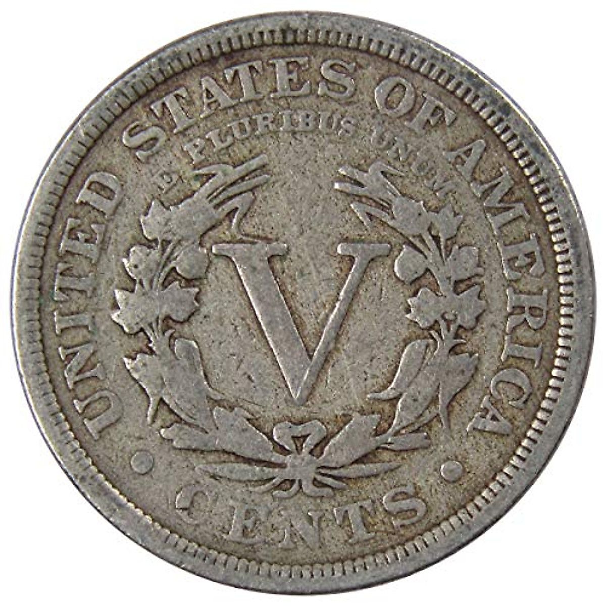 1907 Liberty Head V Nickel 5 Cent Piece AG About Good 5c US Coin Collectible