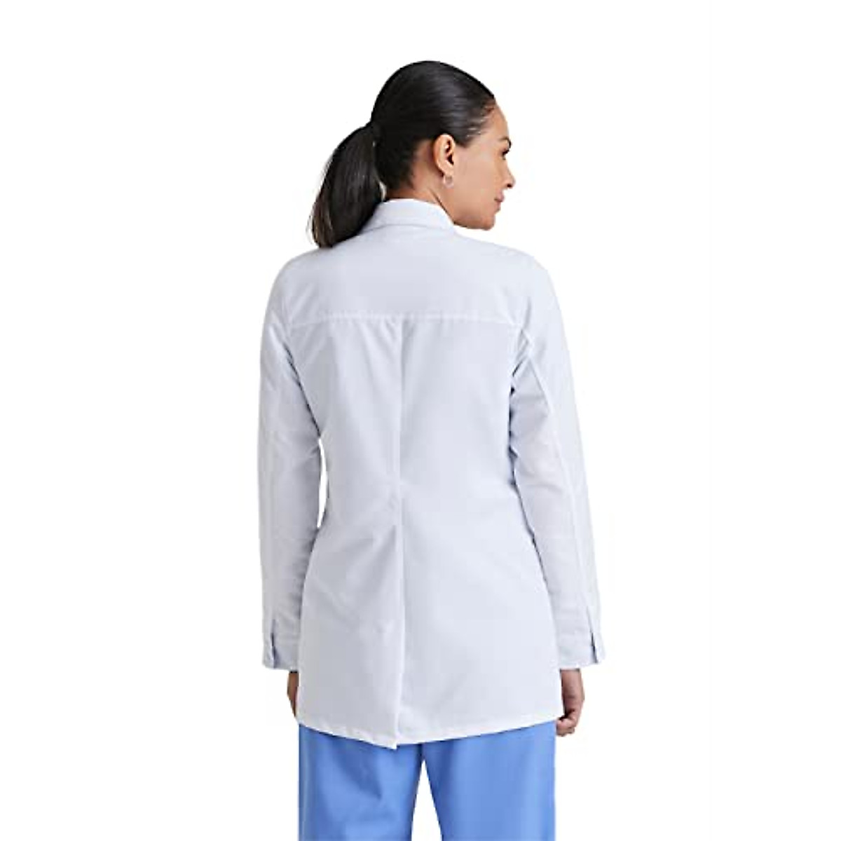 BARCO Grey's Anatomy Women's 2 Piece Long Sleeve 30" Lab Coat White XL