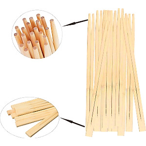 disposable chopsticks - lengthened and thickened household bamboo chopsticks - hotel restaurant tableware bamboo chopsticks - independently packaged disposable chopsticks-100 paris