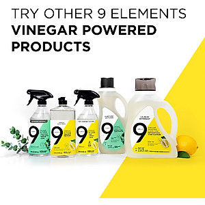 9 Elements Laundry Purifying Softener Liquid, Eucalyptus Scent, 67 Ounce, Clear