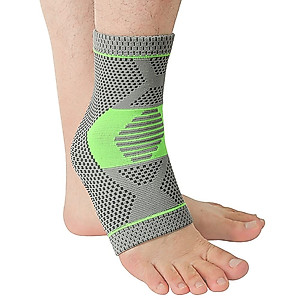 Ankle Brace for Women,Ankle Support for Ligament Damage,Compression Sleeve Socks Arch Supports for Running Football Sprained Arthritis Plantar Fasciitis Sports Injury (Color : L)