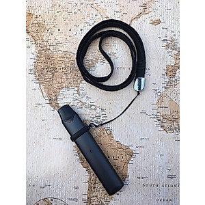 GOBUDi Lanyard Necklace Leash Compatible with VUSE Vibe and VUSE Alto (Black)