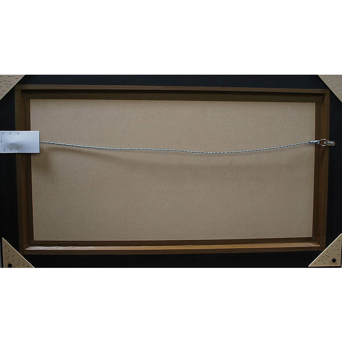 Mom’s Art Studio - Last Supper Wall Decor 46.5 X 28 Inches, Leonardo Da Vinci Reproductions, Museum Look Art Framed, Artist’s Acrylic Coating, Wall Art for Home Decor (Large, Brown Gold)