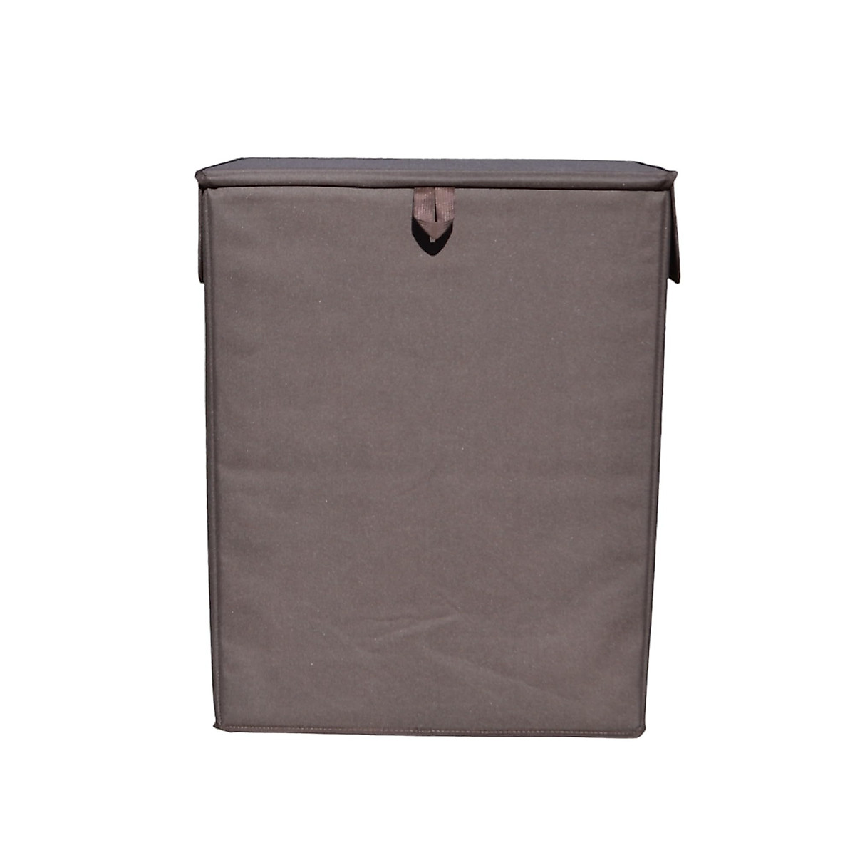 KRICKS PARCEL DROP BOX FOLDABLE, WEATHER RESISTANT FABRIC, HIDE PACKAGES, BROWN STORAGE BOX DECK PATIO, MAILBOX