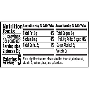Dentyne Ice Peppermint Sugar Free Gum, 4 Bottles of 60 Pieces (240 Total Pieces)