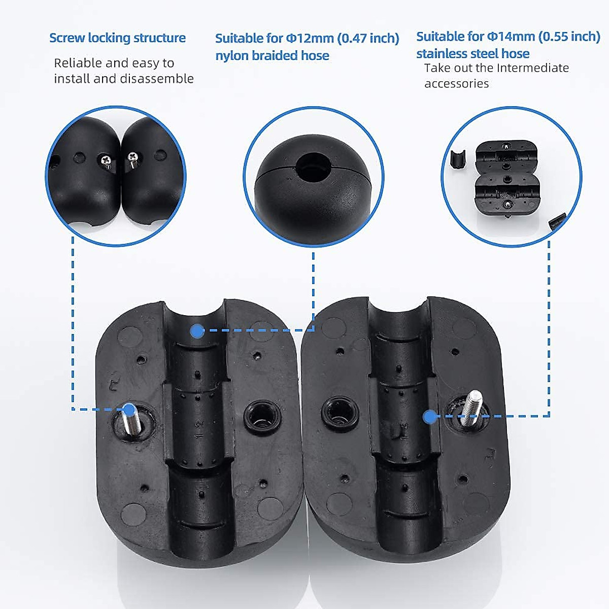 Xuchuan 14.80oz(420g/0.93lb) Universal Kitchen Pull Down Faucet Hose Weight Ball, Sink Basin Pull Out Sprayer Heavy Gravity Replacement Parts