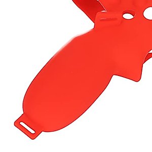 Crisist VR Joystick, VR Controller Handle Silicone Antislip Adjustable Washable Comfortable with Strap for Quest 2(red)