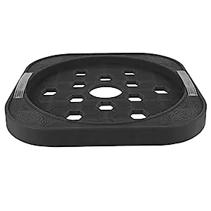 Luxshiny Shelving Brackets Propane Tank Propane Tank Base Gas Round Tank Tray, Cylinder Stabilizing Base With Wheels And Handles Propane Tank Mount Propane Tank Gauge