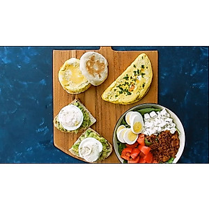 Microwave Omelet Maker + Egg Poacher All In One Dish On The Go Quick N Easy Breakfast BPA Free Plastic, Red