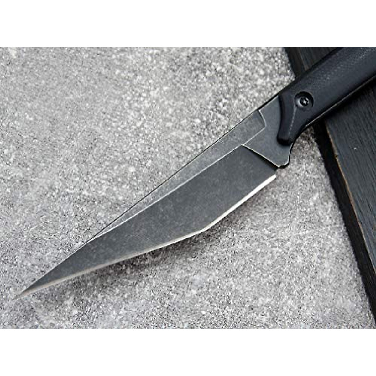 Ccanku C1140 Fixed Blade Claw Knife,D2 Blade G10 Handle EDC Tool Utility Knife for Outdoor, Survival, Hiking, Camping(Black)