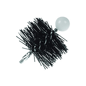 Rutland Products PS Round Pellet Stove Brush, 3-Inch, Black