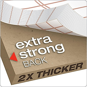 Gold Fibre Retro Pad, Wide Rule, 8-1/2 x 11-3/4, Antique Ivory, 70-Sheets/Pad (20-008R)