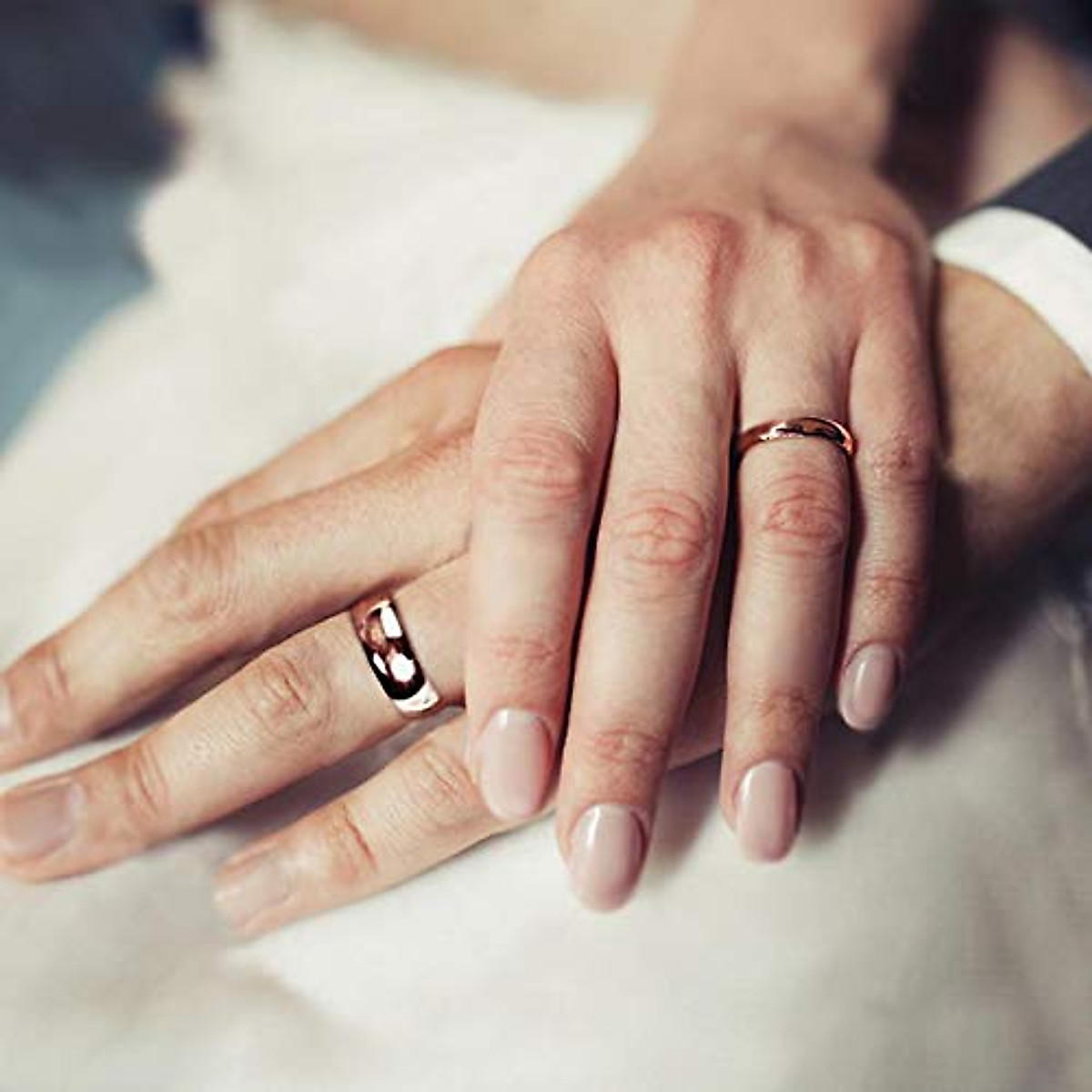 IVY & BAUBLE 99% Uncoated Solid Copper Ring Band for Men & Women | Made In USA | 3mm | Size 8