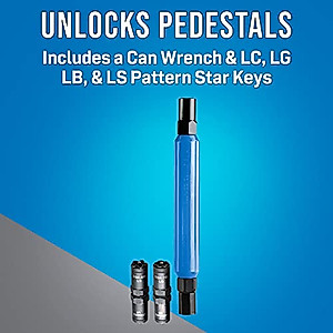 Jonard Tools SSK-876 Star Key Can Wrench Kit, LC, LG, LB, & LS Patterns