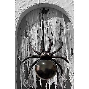 32.5" Spider Foil Balloons - Halloween Black Spiders Animal Spooky Balloon for New Year Party Decoration Supplier