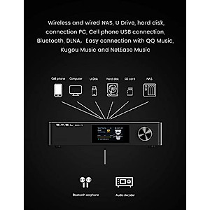 S.M.S.L SD-9 MQA Full Decoding Bluetooth 4.0 HiFi Network Music Player SD9 Support DSD, WAV APE,FLAC AIFF, MP3 Desktop Player