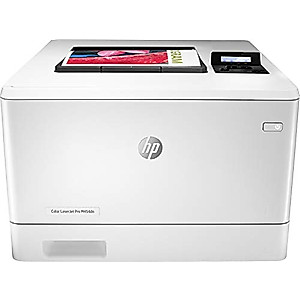 HP Color LaserJet Pro M454dn Printer, Double-Sided Printing & Built-in Ethernet (W1Y44A) White