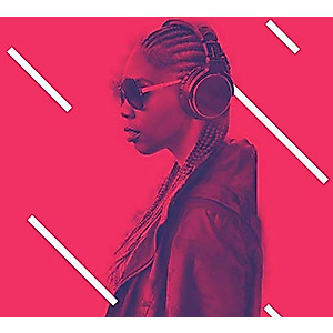 2CANZ Over-Ear Professional Wired DJ Headphones - 50mm Neodymium Drivers, Closed Back, Plush Comfrasoft Ear Cushions, 8-Way Adjustable Earpads, Foldable, and Joint Listening