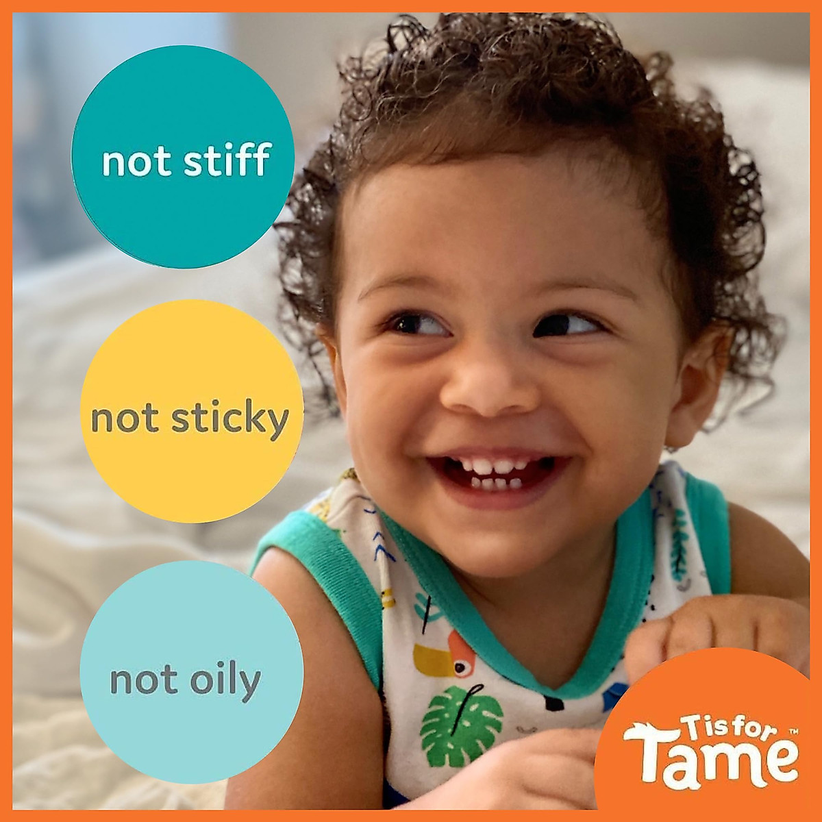 T is for Tame – Bundle - Hair Taming Spray for Frizz, Static, Flyaways & Bed Head for Toddlers & Kids, and 2 Flexible Bristle Detangling Brushes, Spray is a 100% Natural Hair Product