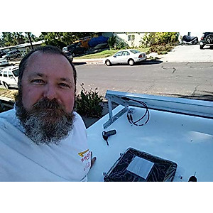 Adjustable Solar Panel Mount Mounting Rack Bracket Set Rack Folding Tilt Legs, Boat, RV, Roof Off Grid (40.5 - inch Length)