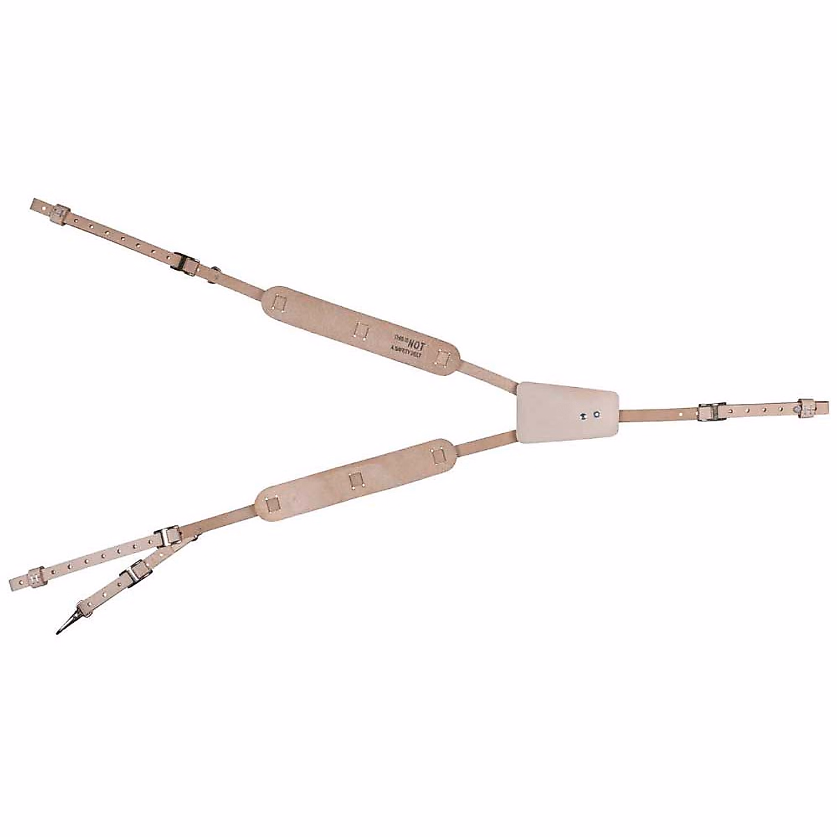 Klein Tools 5413 Soft Leather Work Belt Suspenders