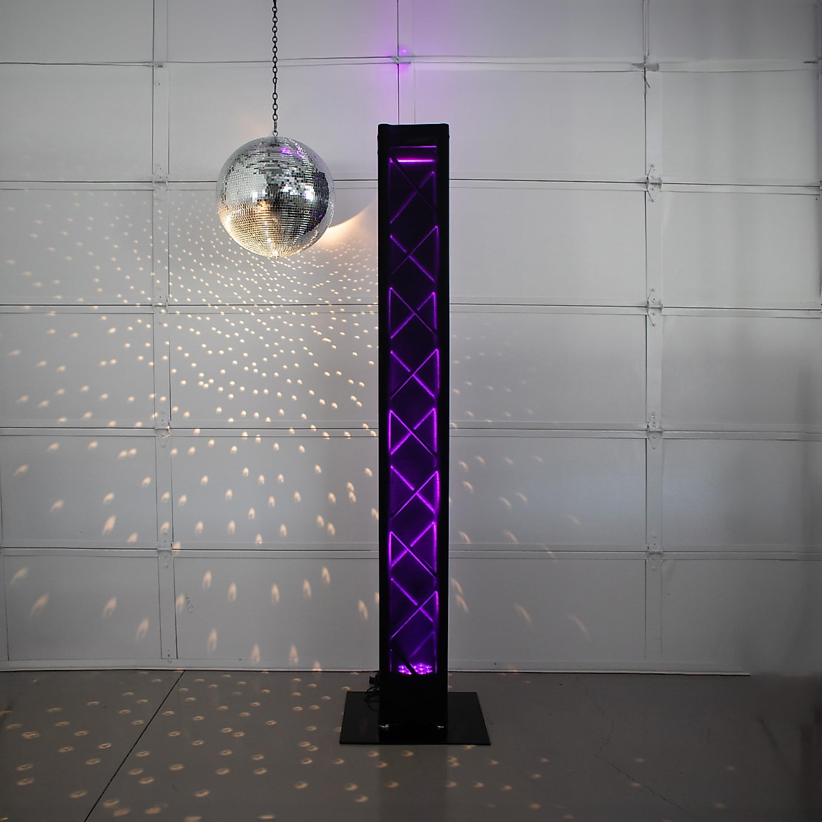 Scrim FX 2.5m x 290mm Black Truss Cover - also Fits 8ft x 12in Box Truss - Spandex Truss Sock - Easy Installation Pull Over Truss Scrim