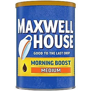 Maxwell House Morning Boost Medium Roast Ground Coffee (11.5 oz Canister)