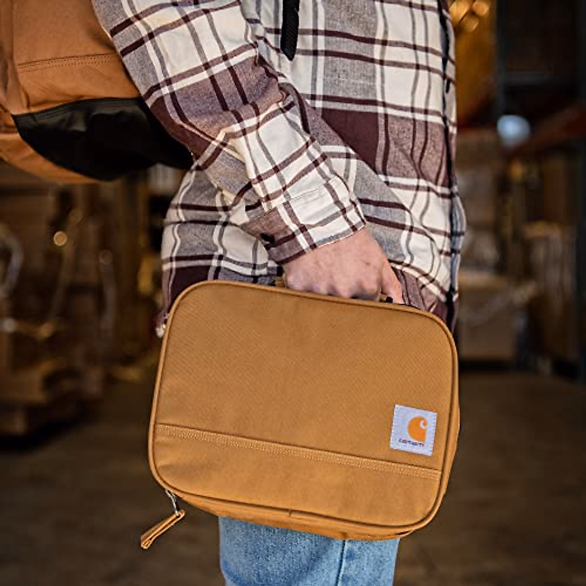 Carhartt Insulated 4 Can Lunch Cooler, Black, One Size